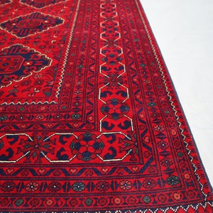 Extra Large 10x17 Area Rug' Oversize Afghan Handmade Wool Rug' Bokhara ...