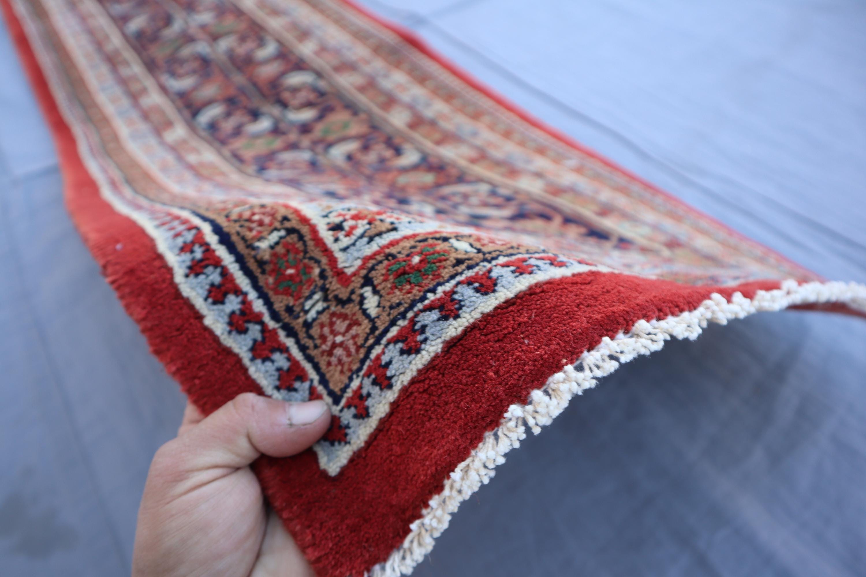 1970s Antique Faded Runner Rug, Tribal Home Décor Old Runner Rug ...