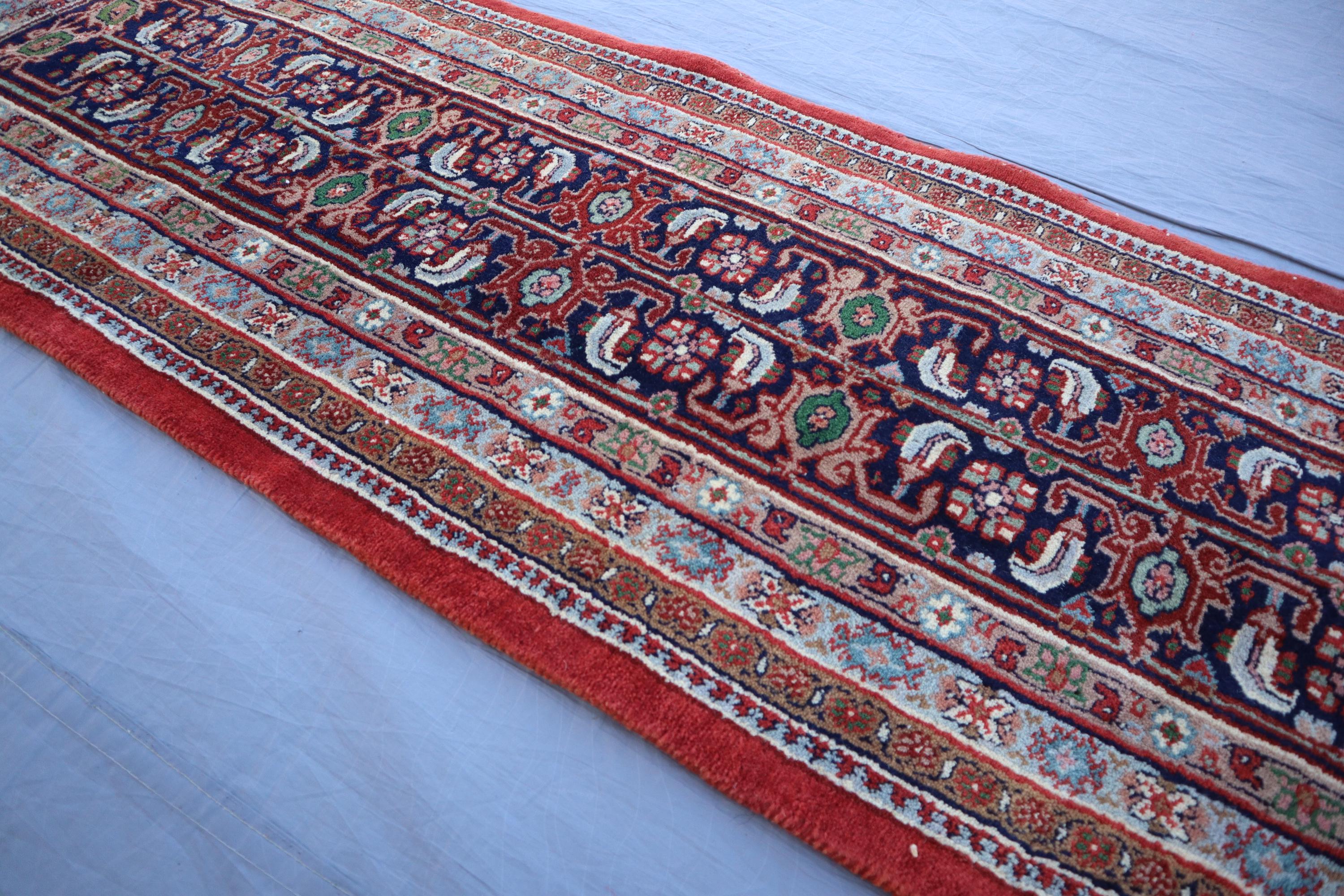 1970s Antique Faded Runner Rug, Tribal Home Décor Old Runner Rug ...