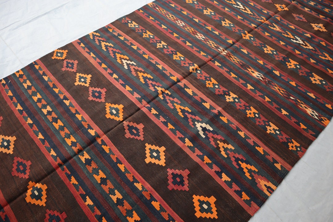 20x6 Ft Extra Wide Hallway Rug, 600x180 Cm Large Afghan Rug, Flatweave ...