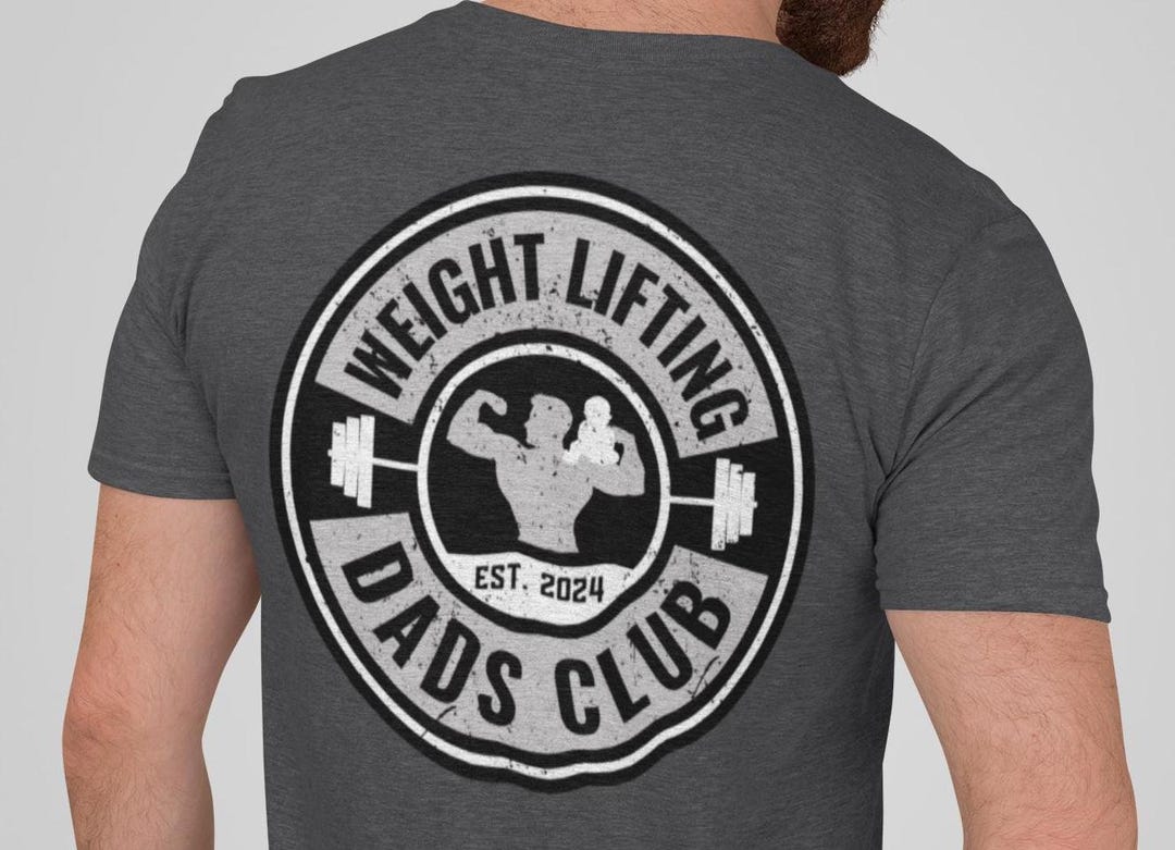 Weight Lifting Dads Club, Dad Shirt, Funny Weight Lifting Shirt, Dad ...