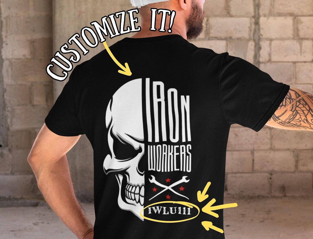 Iron Worker Shirt, Custom Iron Worker Shirt, Personalized Iron Worker ...