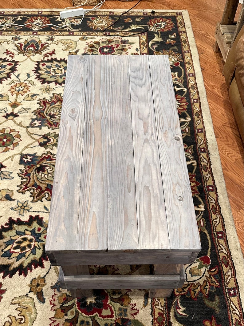 Rustic Barn Style Coffee Table - Etsy