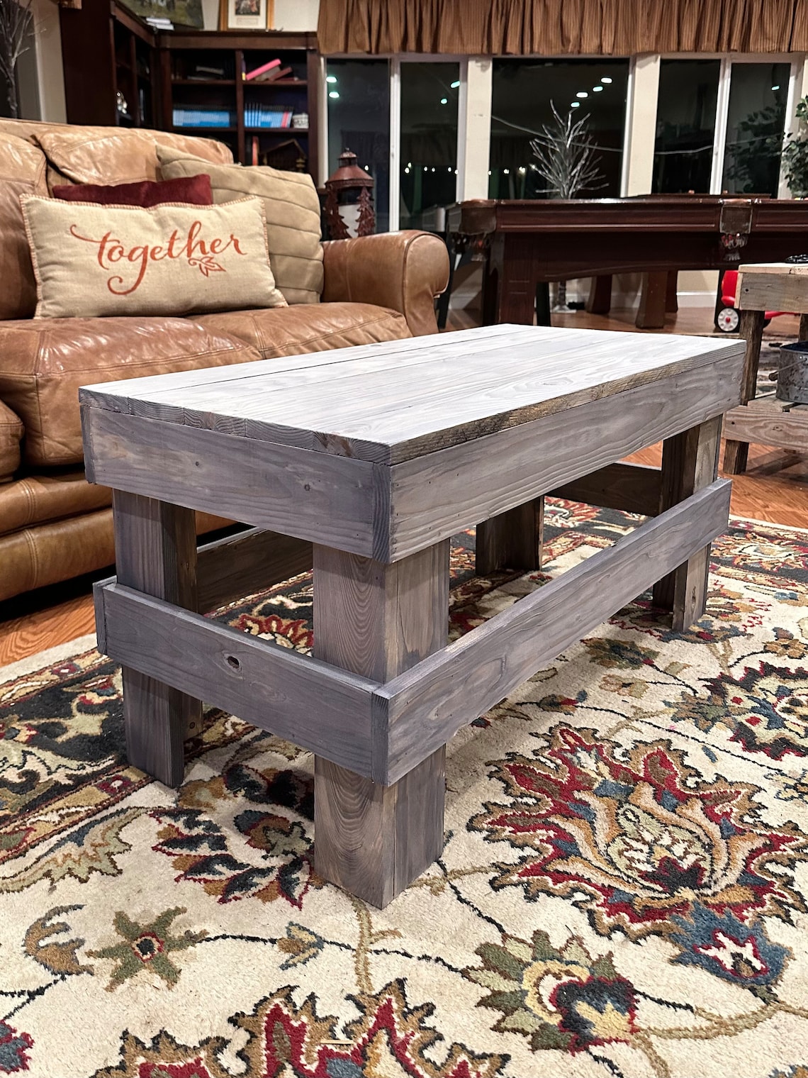 Rustic Barn Style Coffee Table - Etsy