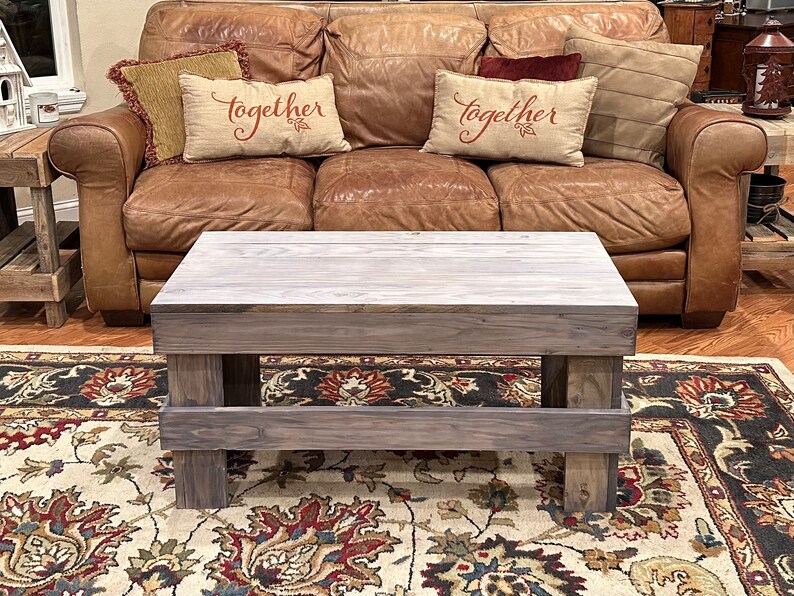 Rustic Barn Style Coffee Table - Etsy