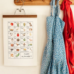 Farm Alphabet Poster - Etsy