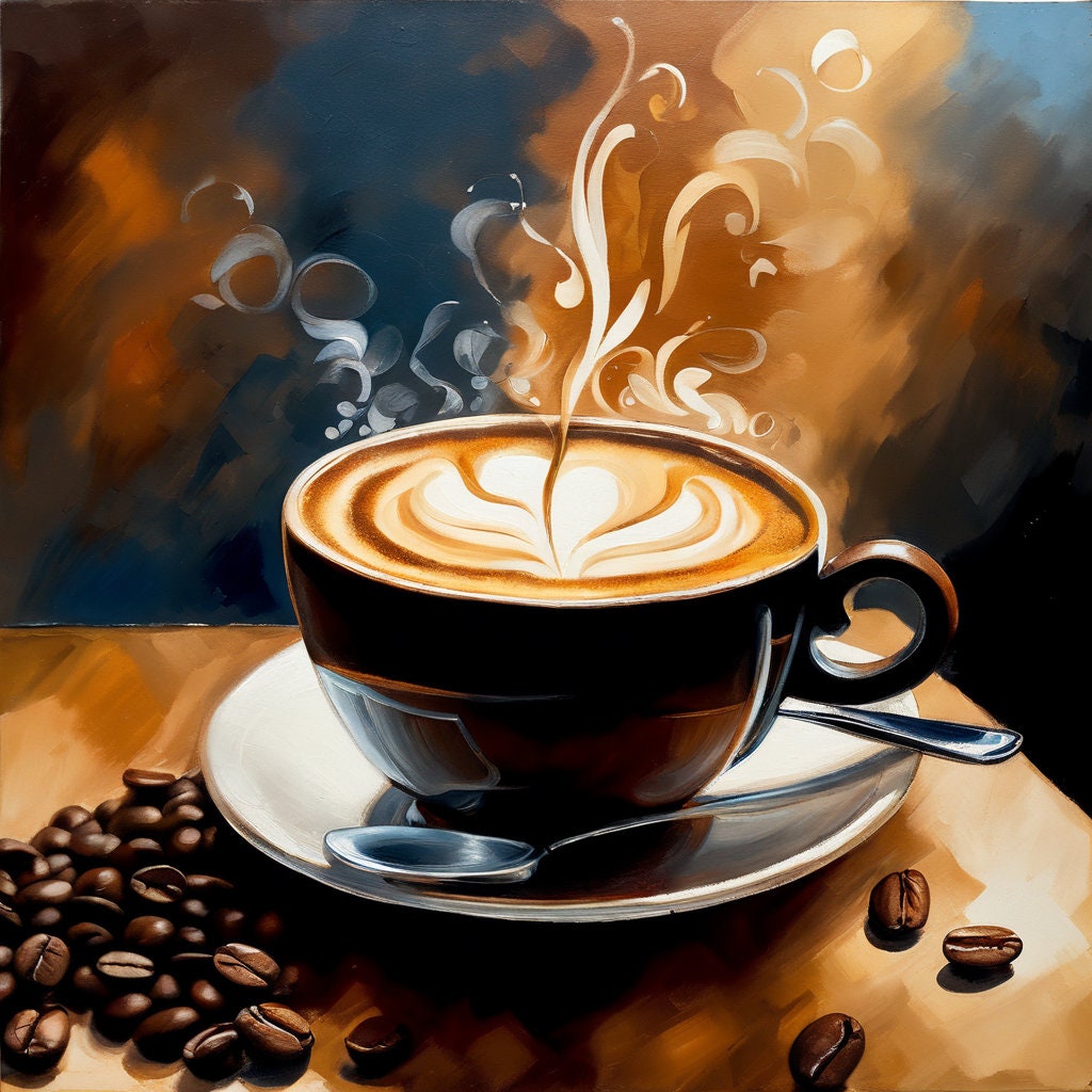 Printable Home Decor Brewed to Perfection Coffee Artwork - Etsy