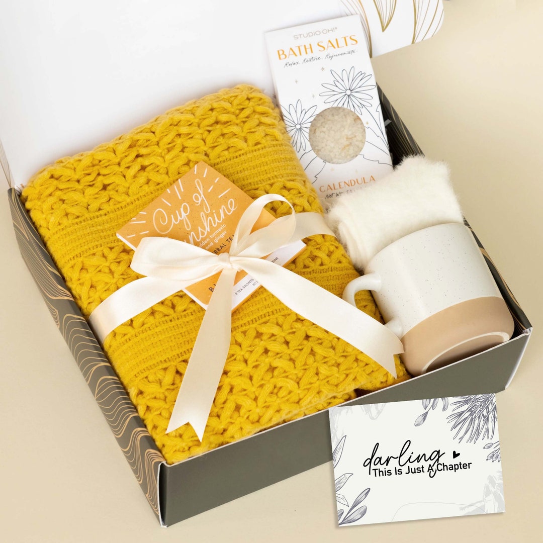 Sending Love & Hugs Gift Box for Women - Stress Relief Gifts, Positive ...