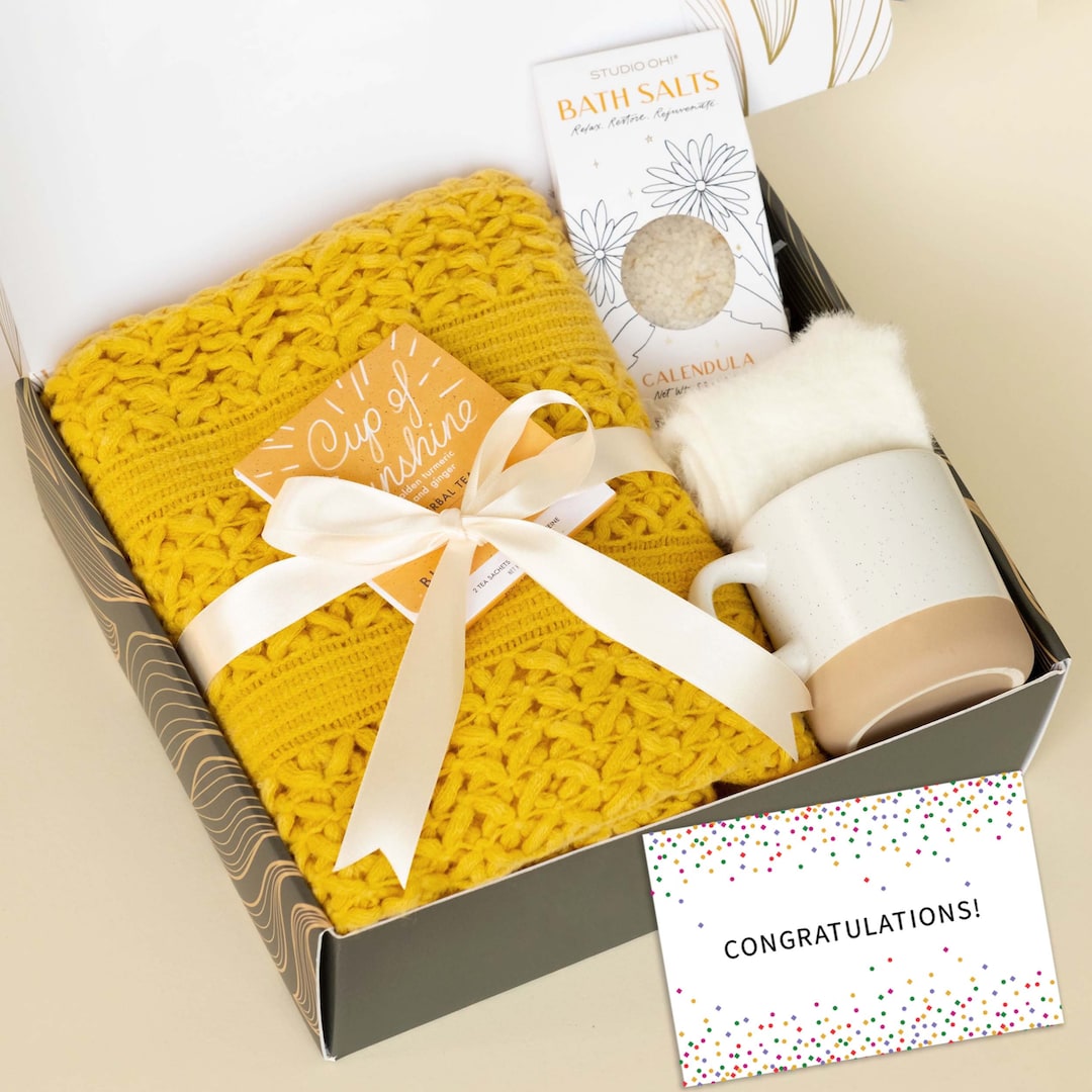 Congratulations Gift Box for Women, Congratulations Gift Basket for Her ...