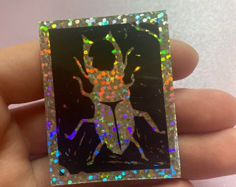 Holographic Beetle Sticker - Etsy