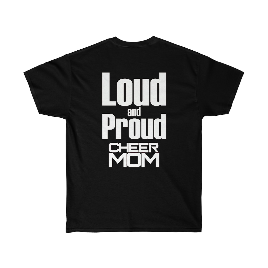 Cheer Mom Loud and Proud (front and Back) - Show Your Support With ...