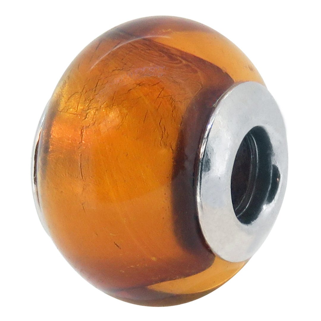 November Birthstone Murano Glass Charm Bead, Fits Pandora Bracelets ...