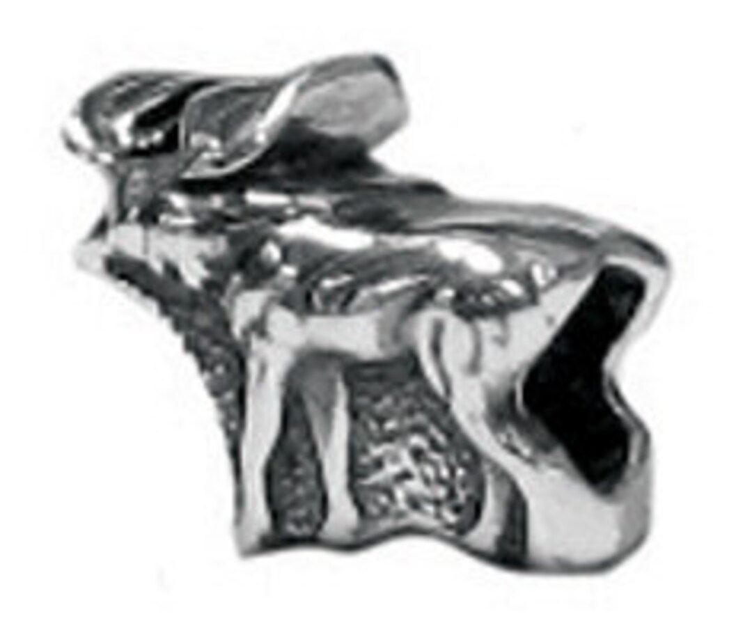 Moose Charm Bead, Real Sterling Silver, Pandora, Zable, Chamilia ...