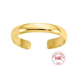 Gold Toe Ring - Etsy