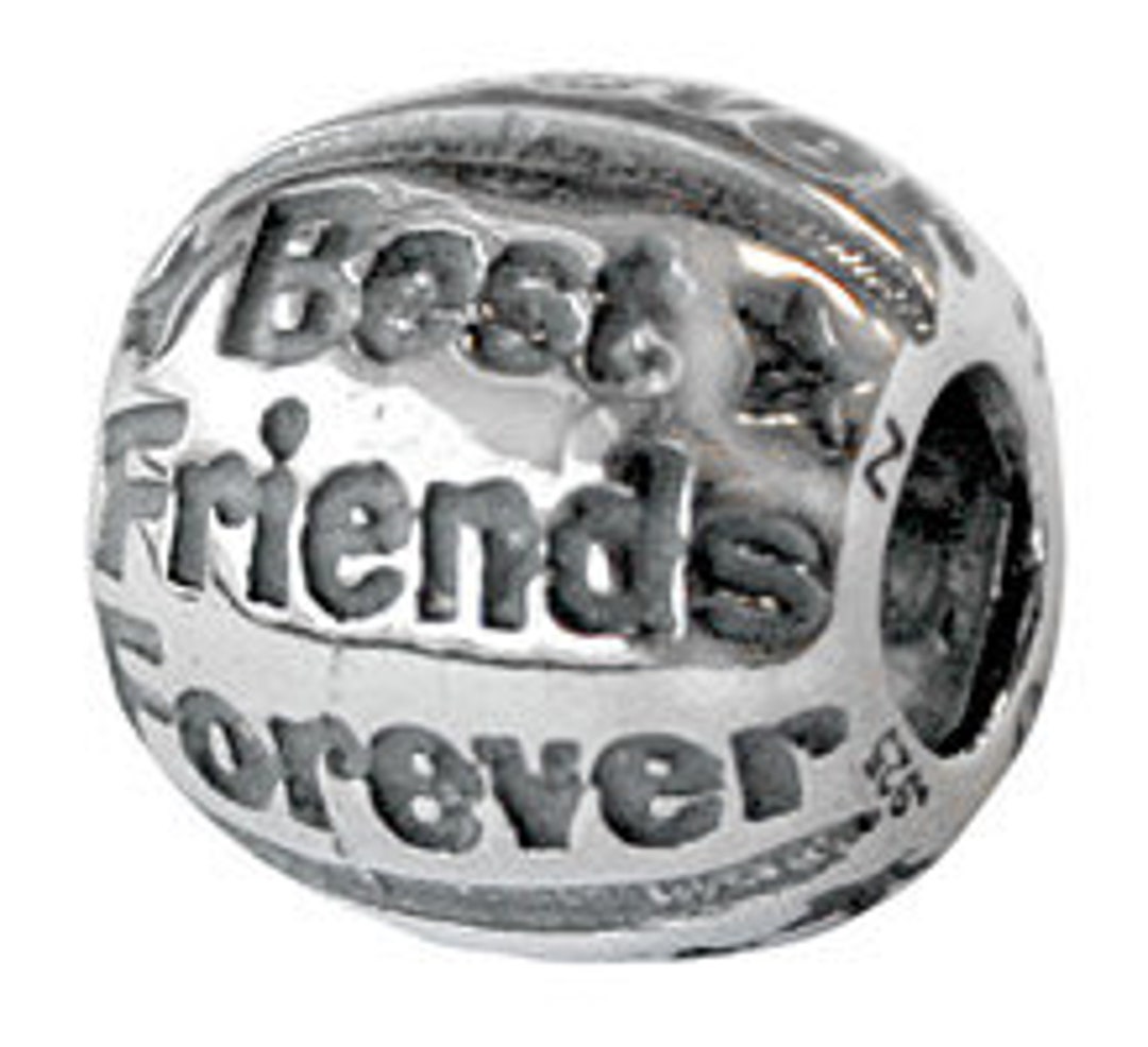 BFF Best Friends Forever Charm Bead, Real Sterling Silver, Pandora ...