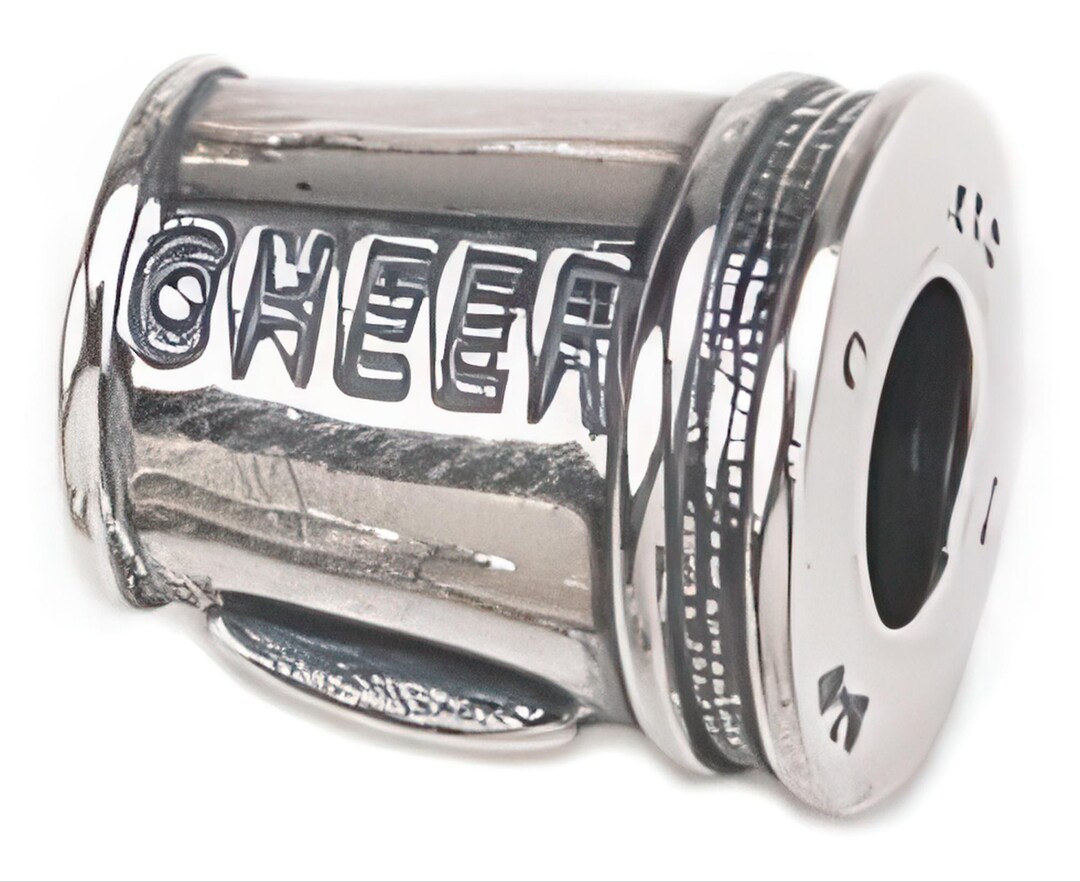 Megaphone 'cheer' Charm Bead Bead, Real Sterling Silver, Fits Pandora ...