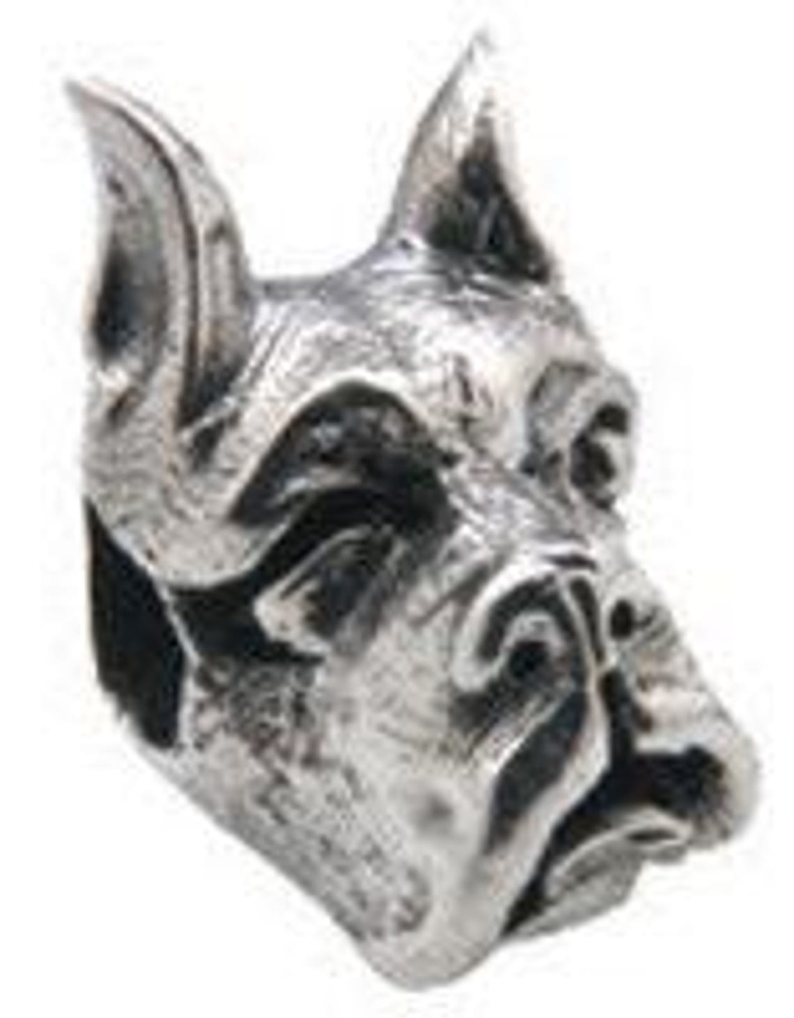 Boxer Dog Face Charm Bead, Real Sterling Silver, Fits Pandora Bracelets ...