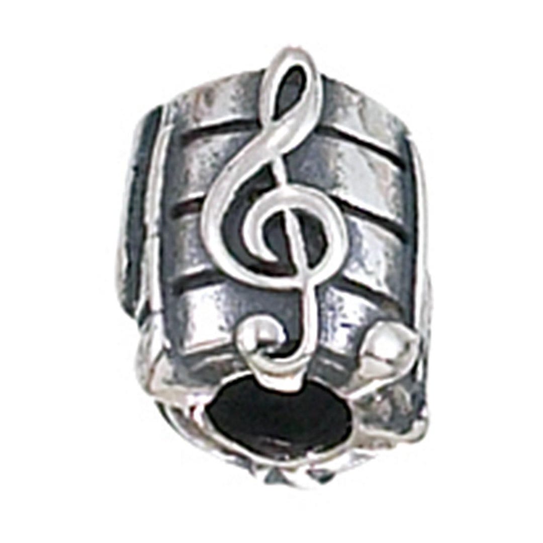 Music Note Bead, Sheet Music, Real Sterling Silver, Zable, Chamilia ...