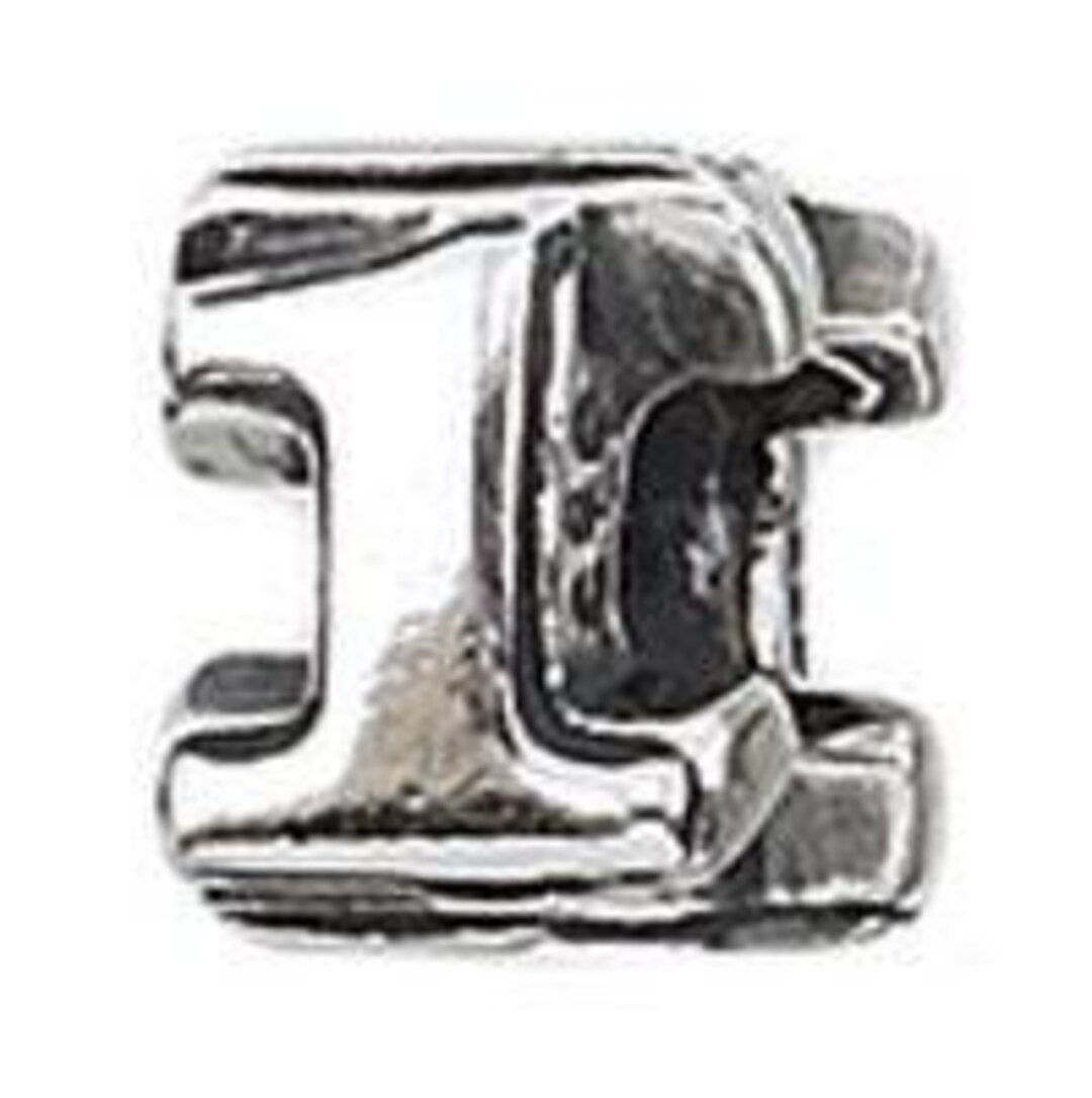 Number 1 Charm Bead, Real Sterling Silver, Fits Pandora Bracelets ...