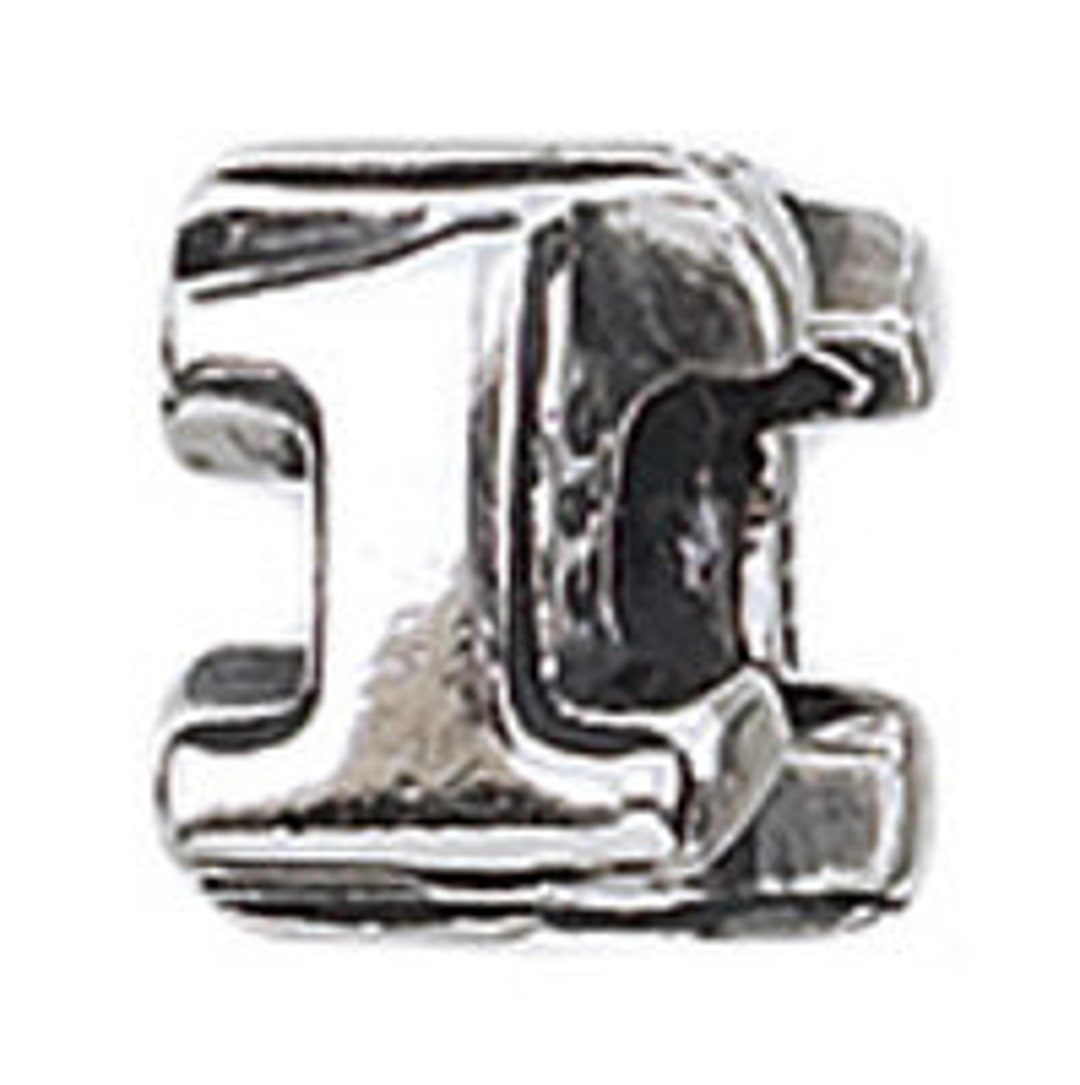 Number Number 1 Charm Bead, Real Sterling Silver, Fits Pandora ...