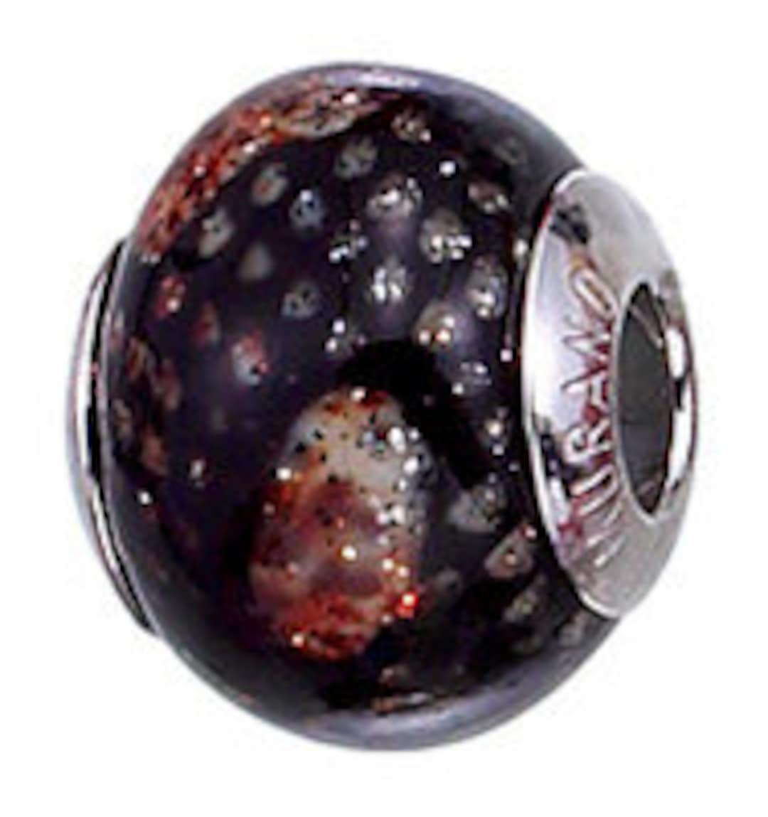 Murano Glass Snake Skin Charm Bead, Real Sterling Silver, Pandora ...