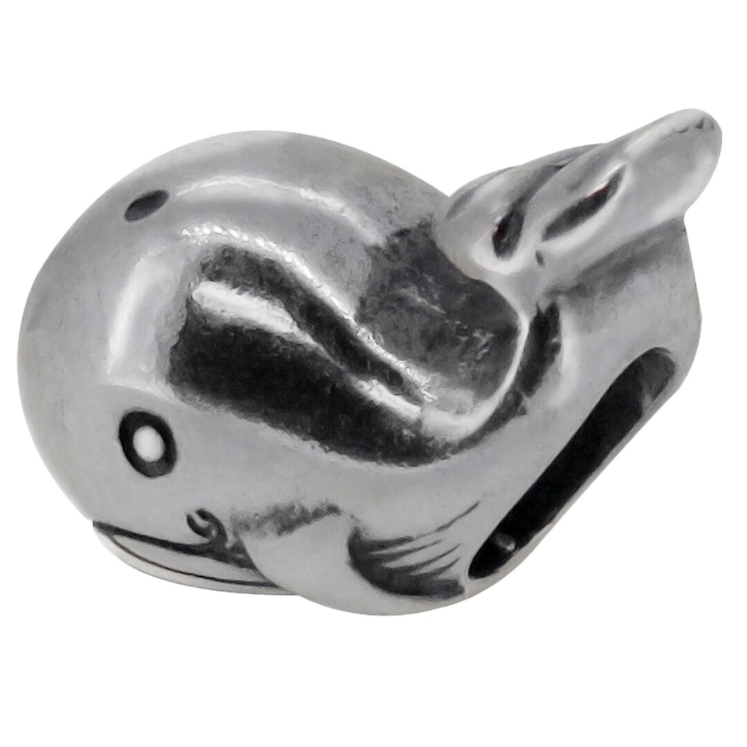 Whale Charm Bead, Real Sterling Silver, Pandora, Zable, Chamilia ...