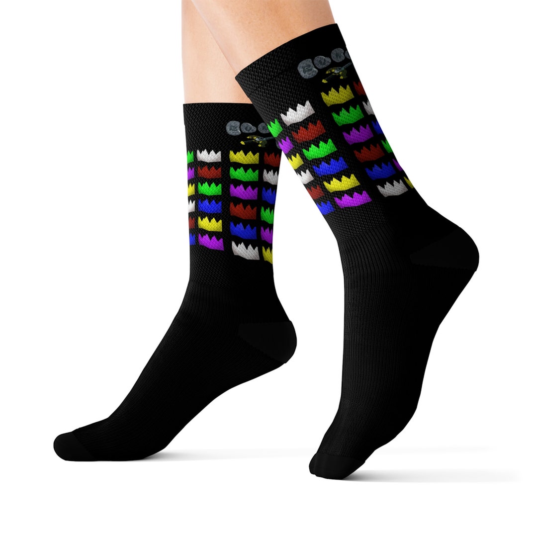 OSRS | Runescape | Rare Drop Socks | Black | Party Hat | Partyhat ...