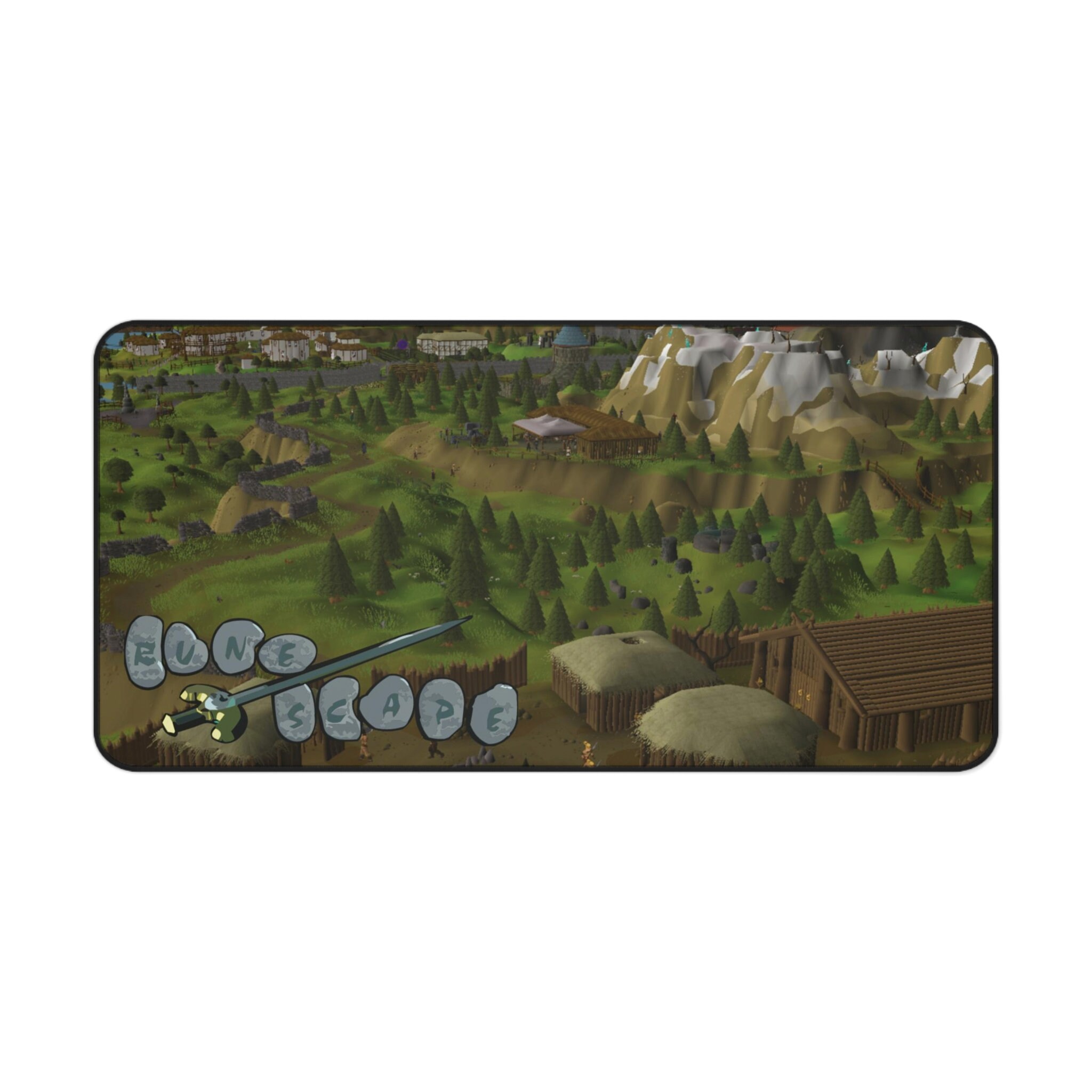 OSRS | Runescape | Barbarian Village | Desk Mat | Mousepad | Mouse Pad ...
