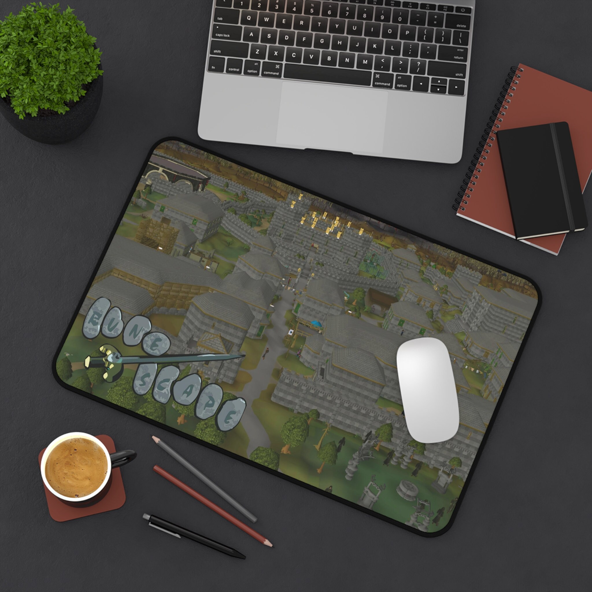 OSRS Runescape Desk Mat Varrock Grand Exchange Mousepad Mouse Pad Gift ...