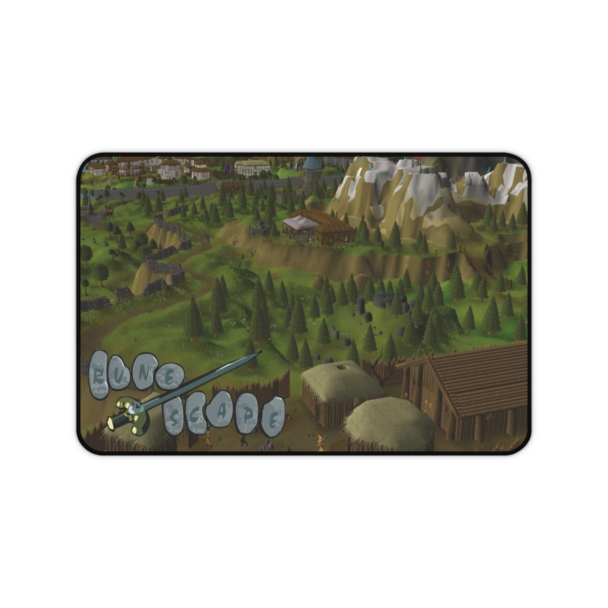 OSRS | Runescape | Barbarian Village | Desk Mat | Mousepad | Mouse Pad ...