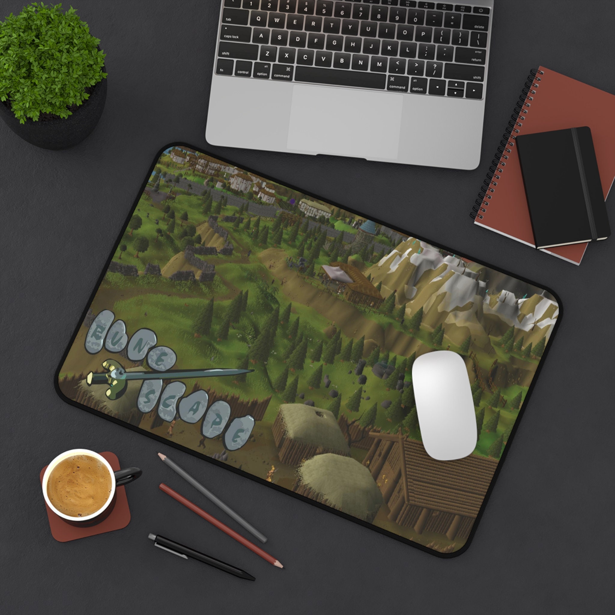 OSRS | Runescape | Barbarian Village | Desk Mat | Mousepad | Mouse Pad ...