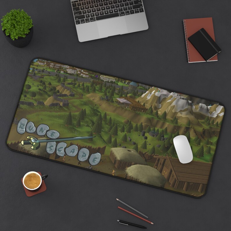 OSRS | Runescape | Barbarian Village | Desk Mat | Mousepad | Mouse Pad ...