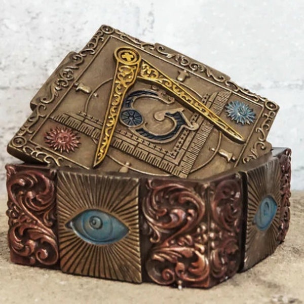Masonic Jewelry Box - Etsy