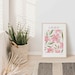 Lily Print | Lily Poster | Floral Gift | Flower Artwork | Pink | Home ...