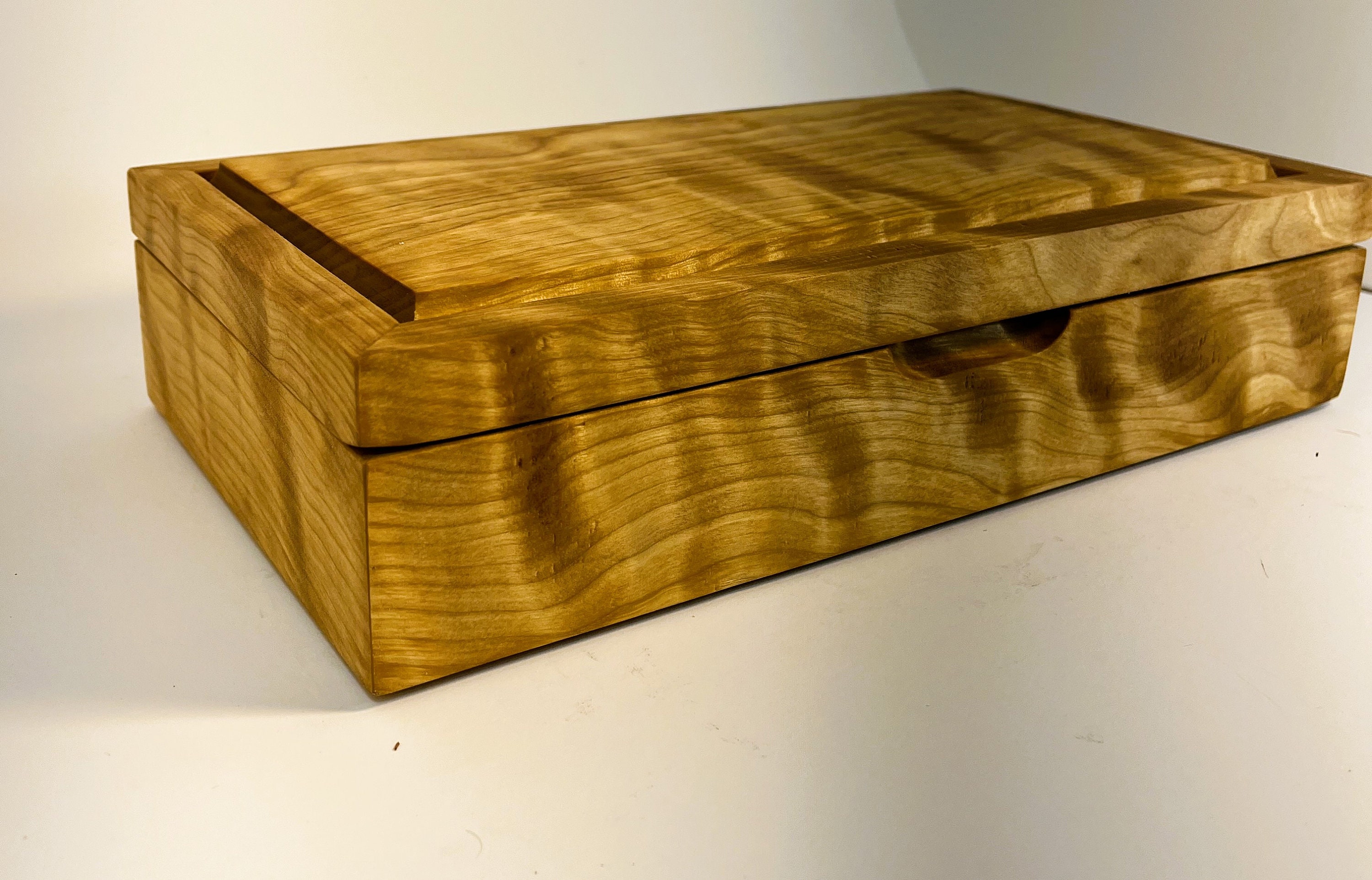 It's a Birch Box Wood Keepsake Valet Box - Etsy