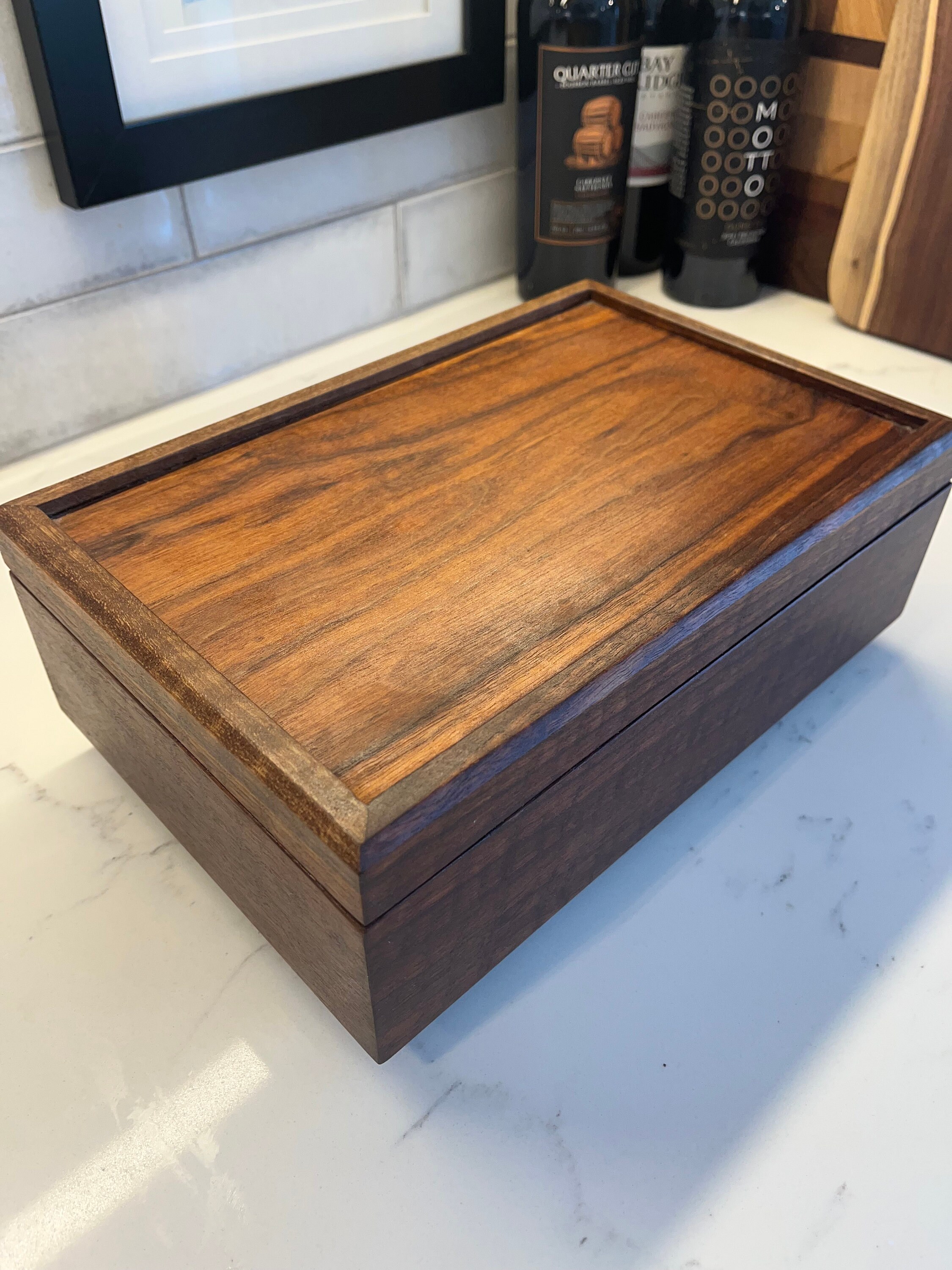 Wisconsin Figured Walnut Box - Etsy