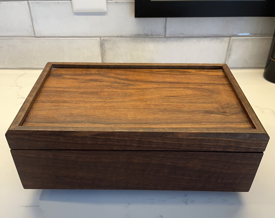 Wisconsin Figured Walnut Box - Etsy