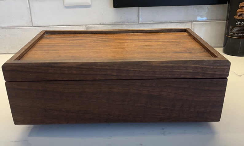 Wisconsin Figured Walnut Box - Etsy