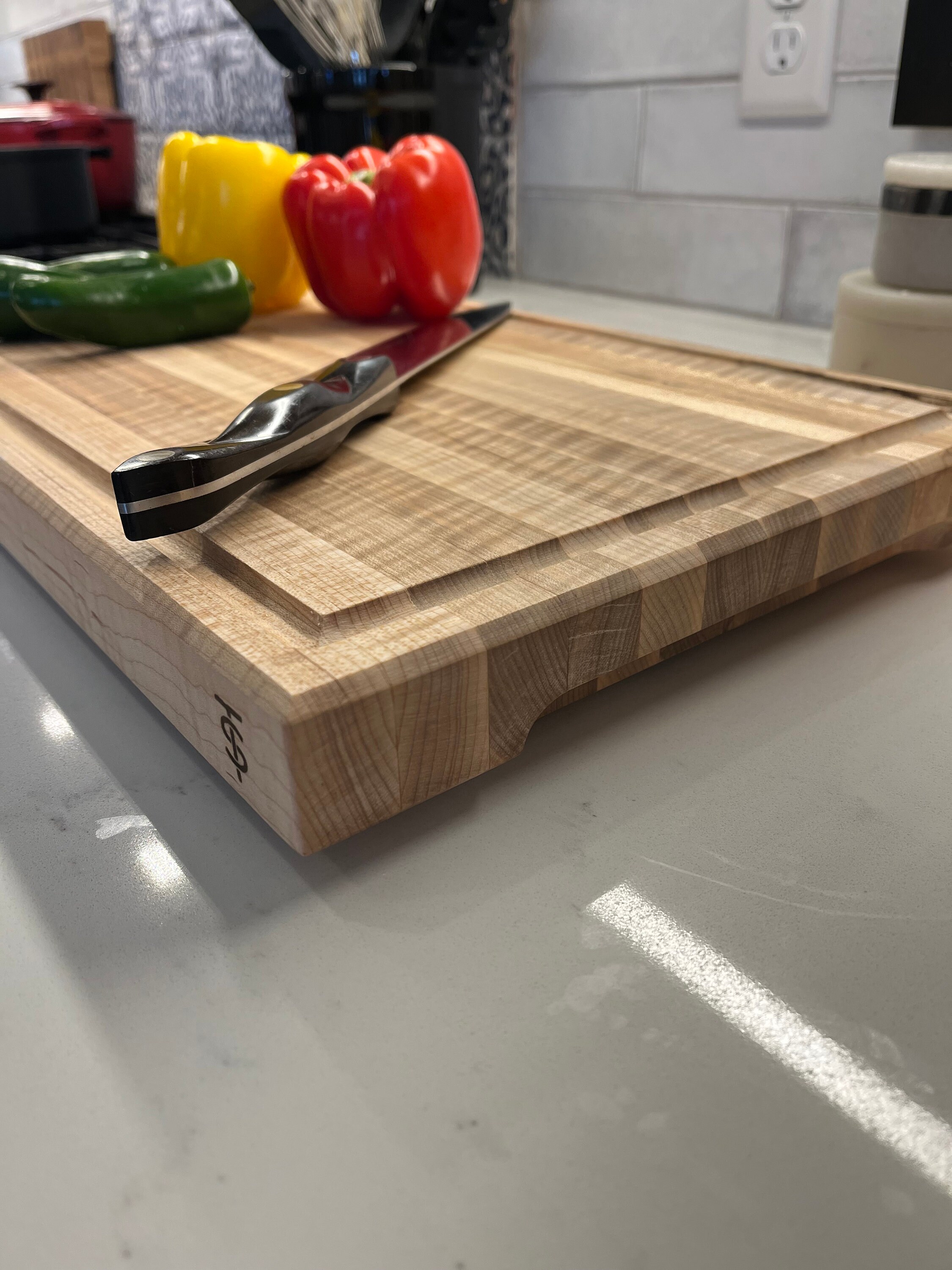 Beautiful and Large Figured Maple Cutting Board - Etsy