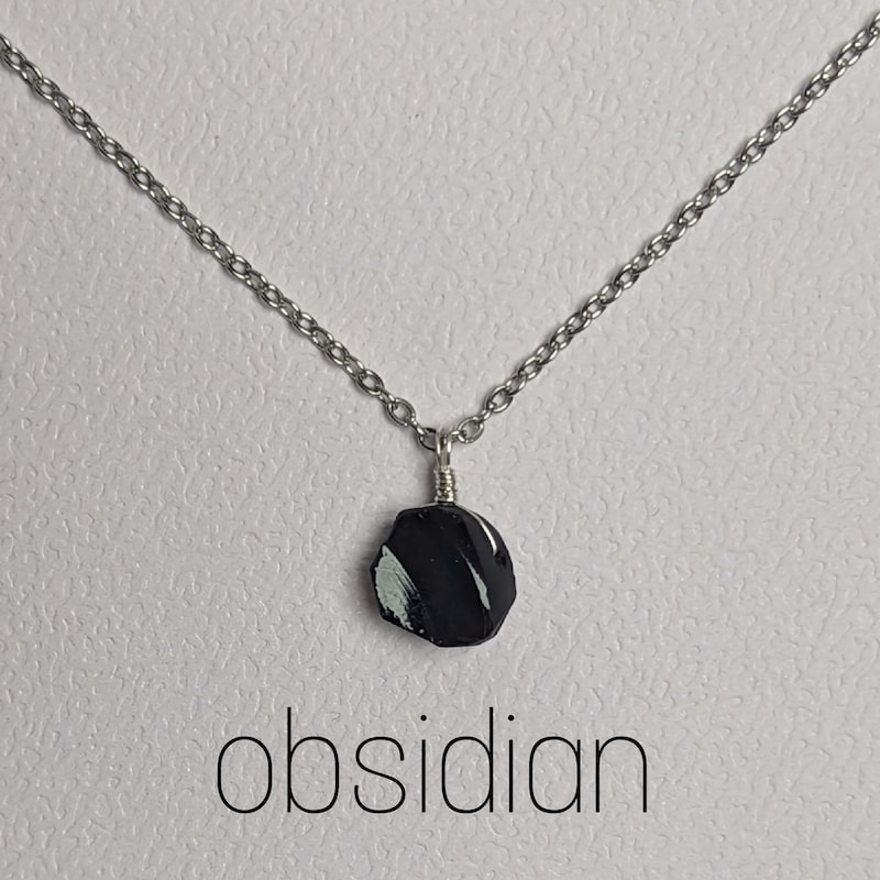 Obsidian Jewelry - Etsy