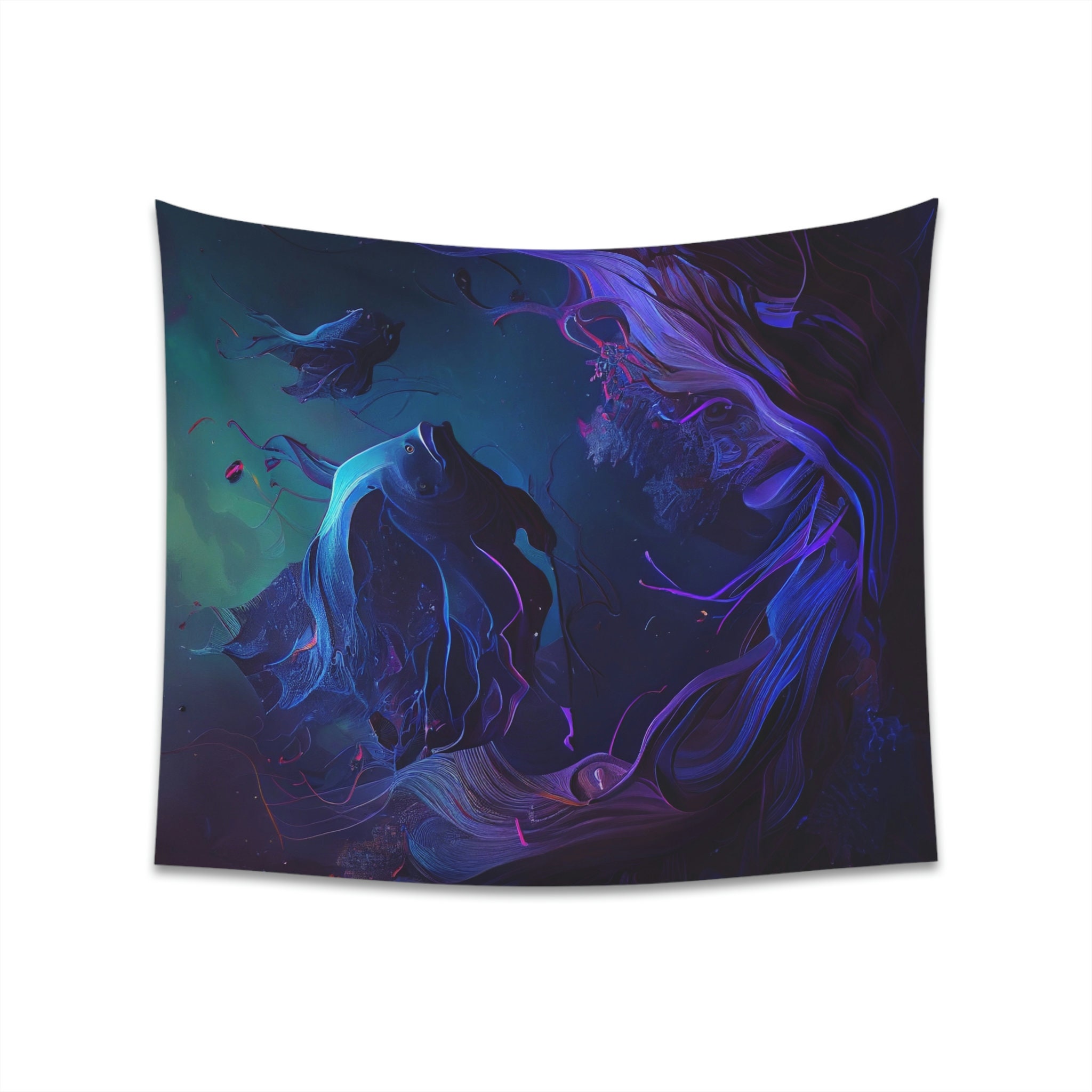 Surreal Dali-inspired Underwater Dreamscape Wall Tapestry - Etsy