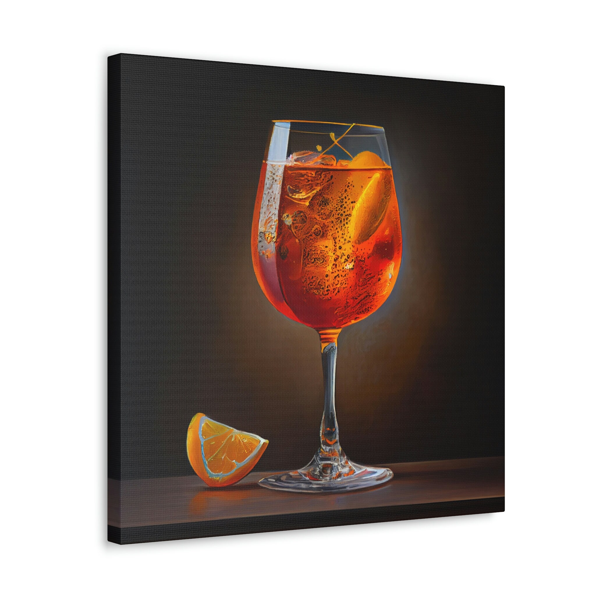 Aperol Spritz Masterpiece: Fine Art for Your Bar Cart - Etsy