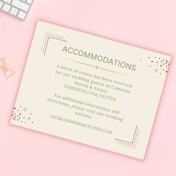 Accommodation - Etsy