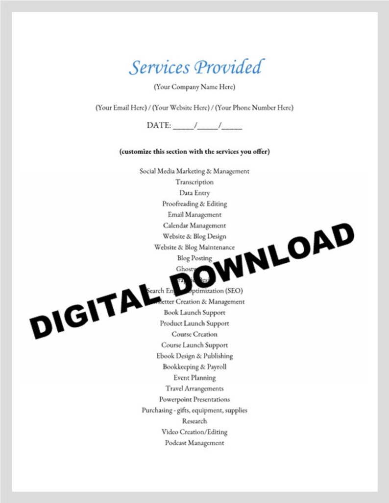 New Client Welcome Forms Editable Custom Business Templates Client ...