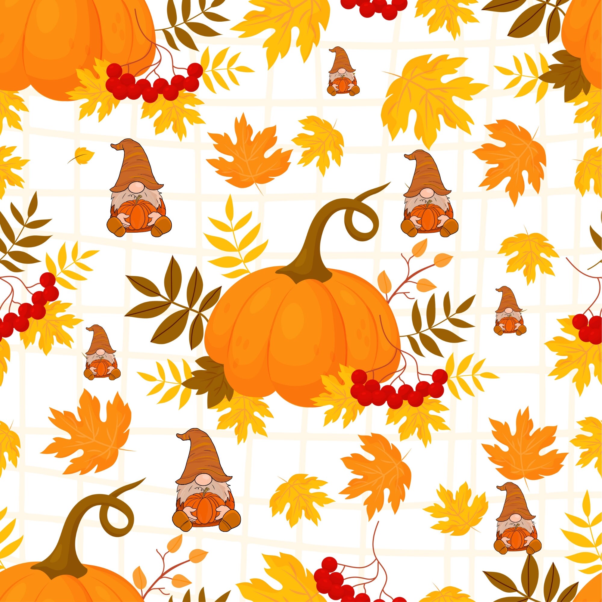 Colorful Autumn Digital Patterns Autumn Decor Fall Seamless Digital ...