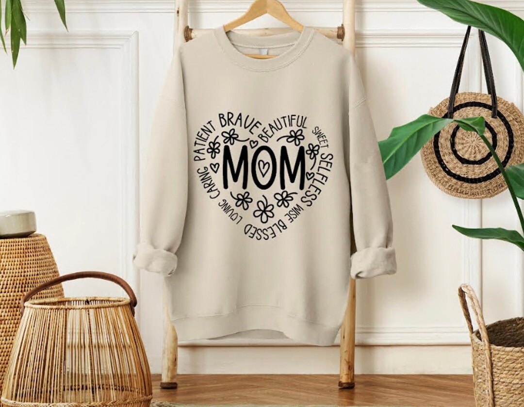 Mama Beautiful Fearless, Lovely, Brave, Strong Sweatshirt, Mother's Day ...
