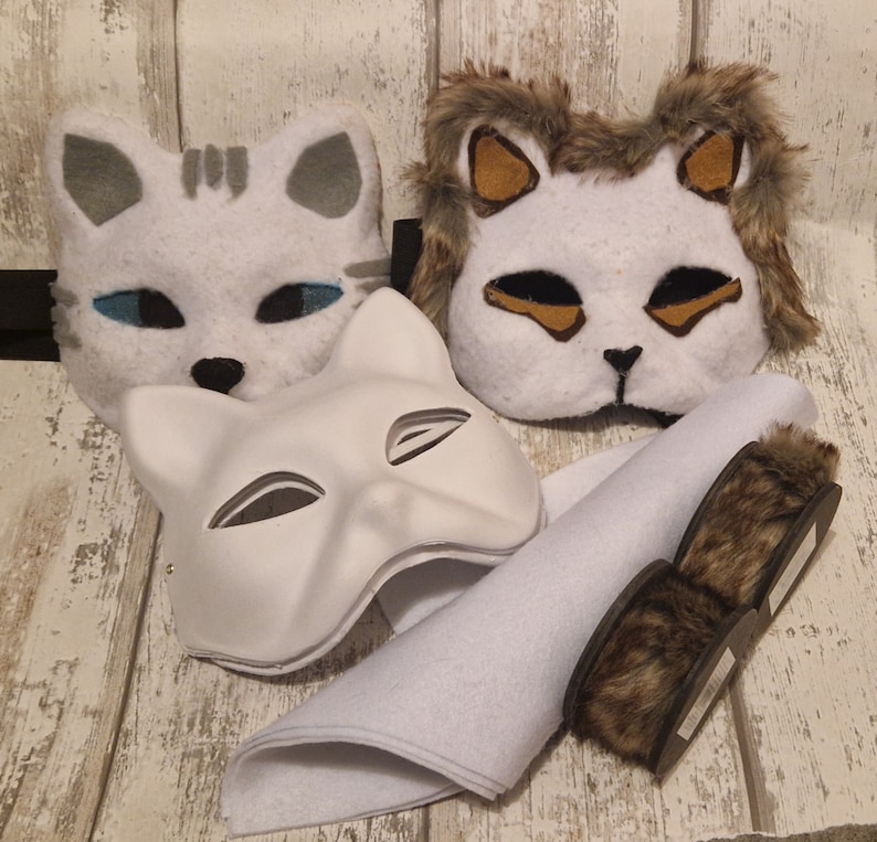 Custom Handmade Felt Cat Mask - Etsy
