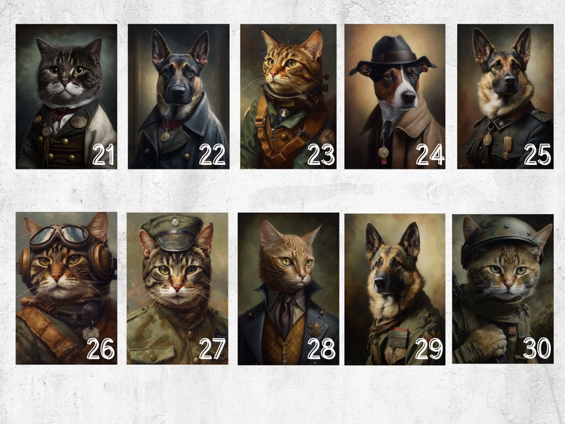 Custom Pet Portrait Template, Bundle Custom Pet Portrait Template, Pet ...