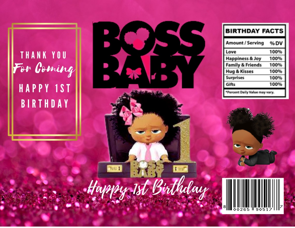 1st Birthday Custom Chip Wrapper - Etsy