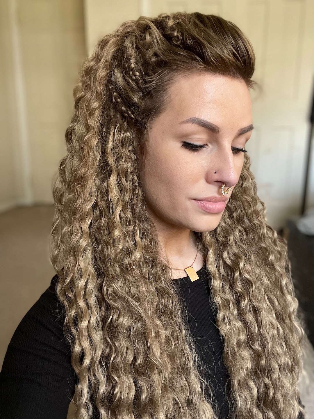 30 Inch or 22 Inch Curly Dreadlock Ombré Brown/dark Golden Blonde - Etsy